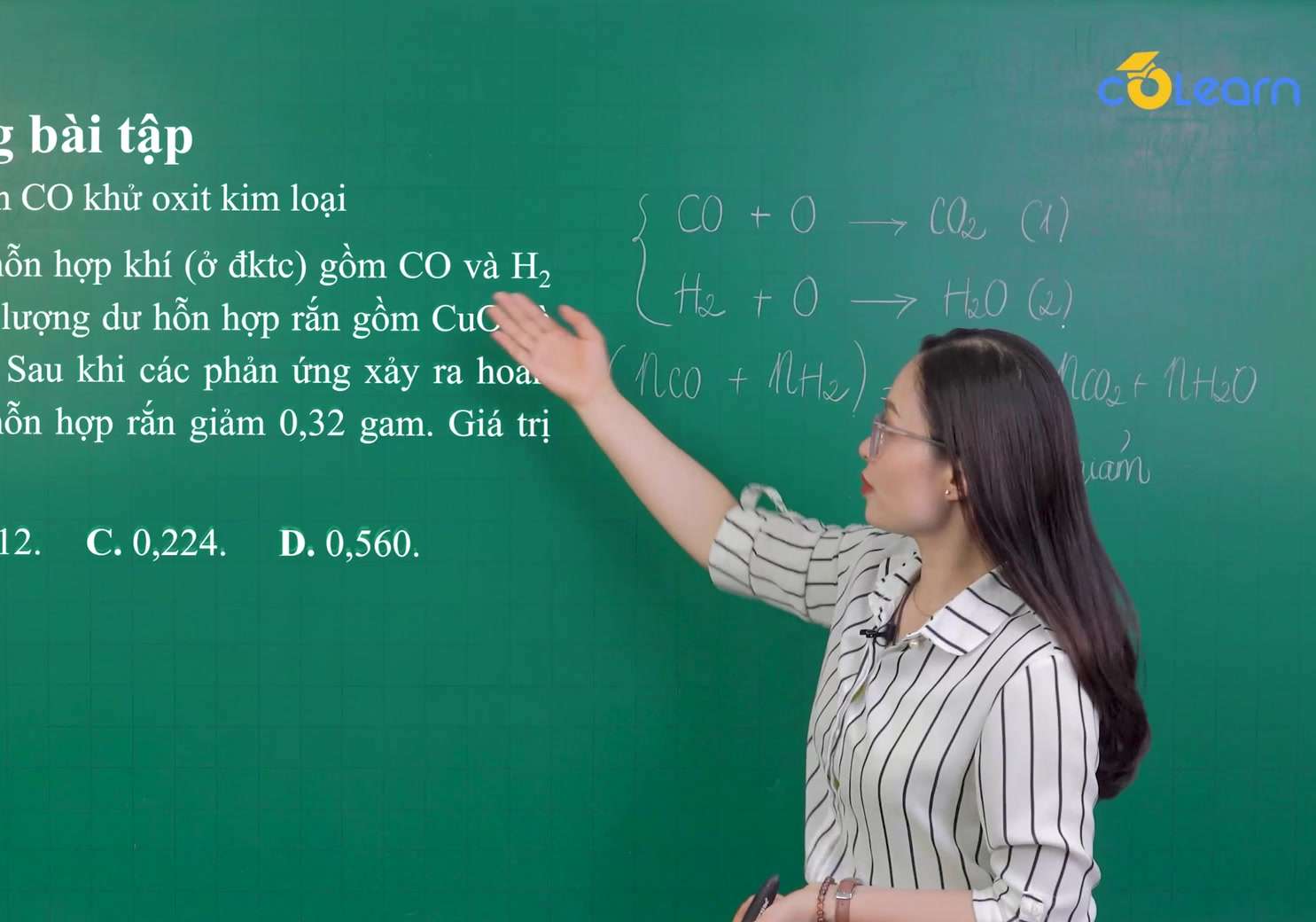 1. Bài toán CO khử oxit kim loại (Phần 1)